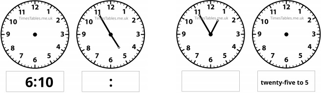 Printable Telling The Time Worksheet Generator TimesTables me uk Printable Telling The Time Worksheet Generator TimesTables me uk